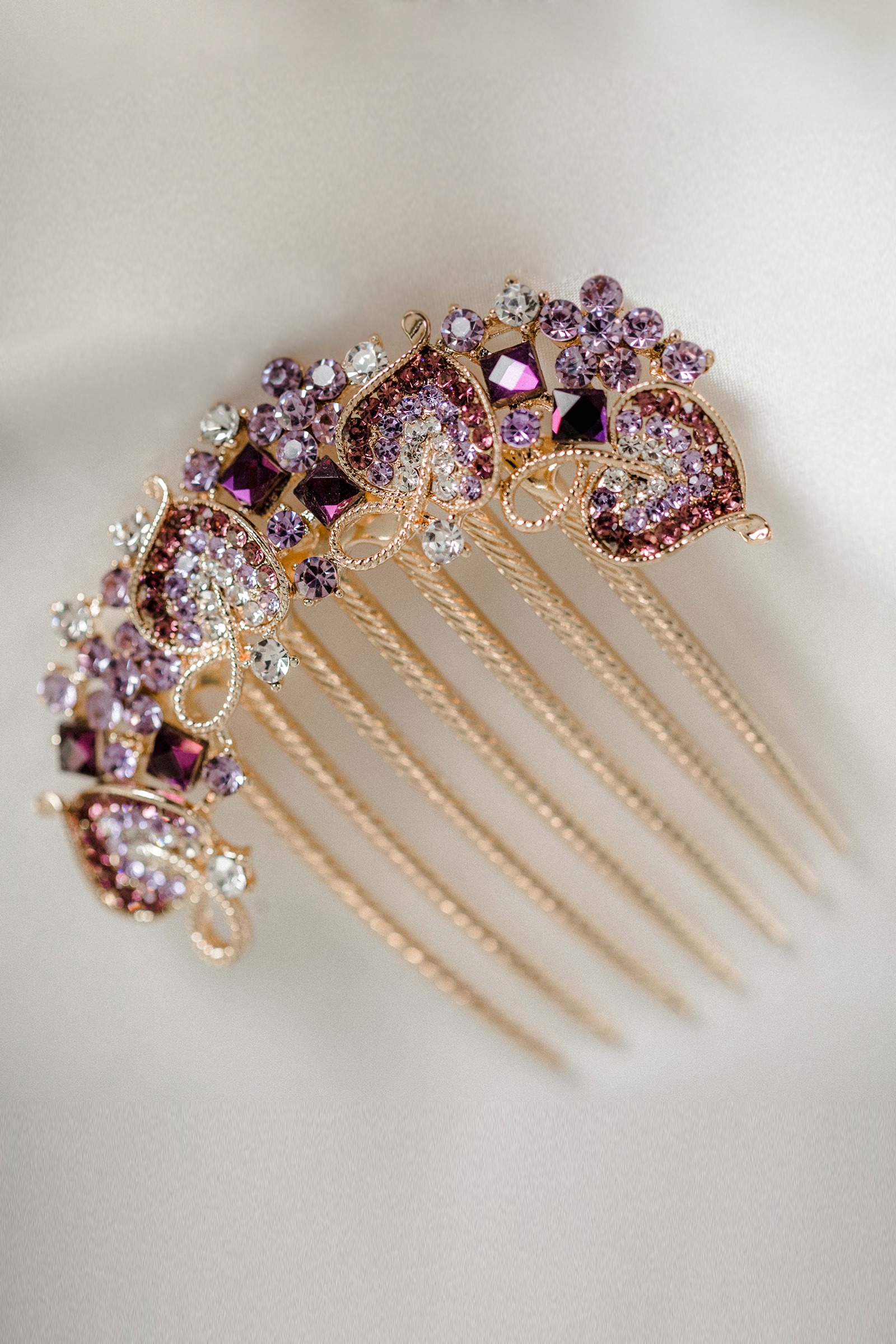 Rent MALAKIT Purple & Gold Small Headpiece in Lebanon - Designer 24