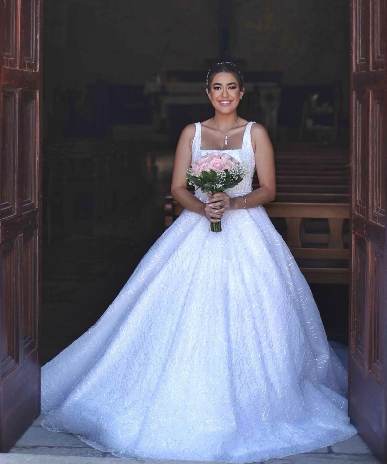 Rent NICOLAS MAALOUF Square Embellished Gown in Lebanon - Designer 24