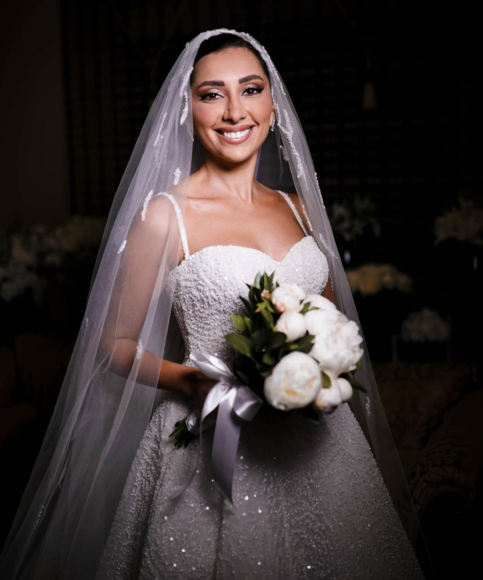 Rent SANDY NOUR Sleeveless Sweetheart Gown in Dubai - Designer 24