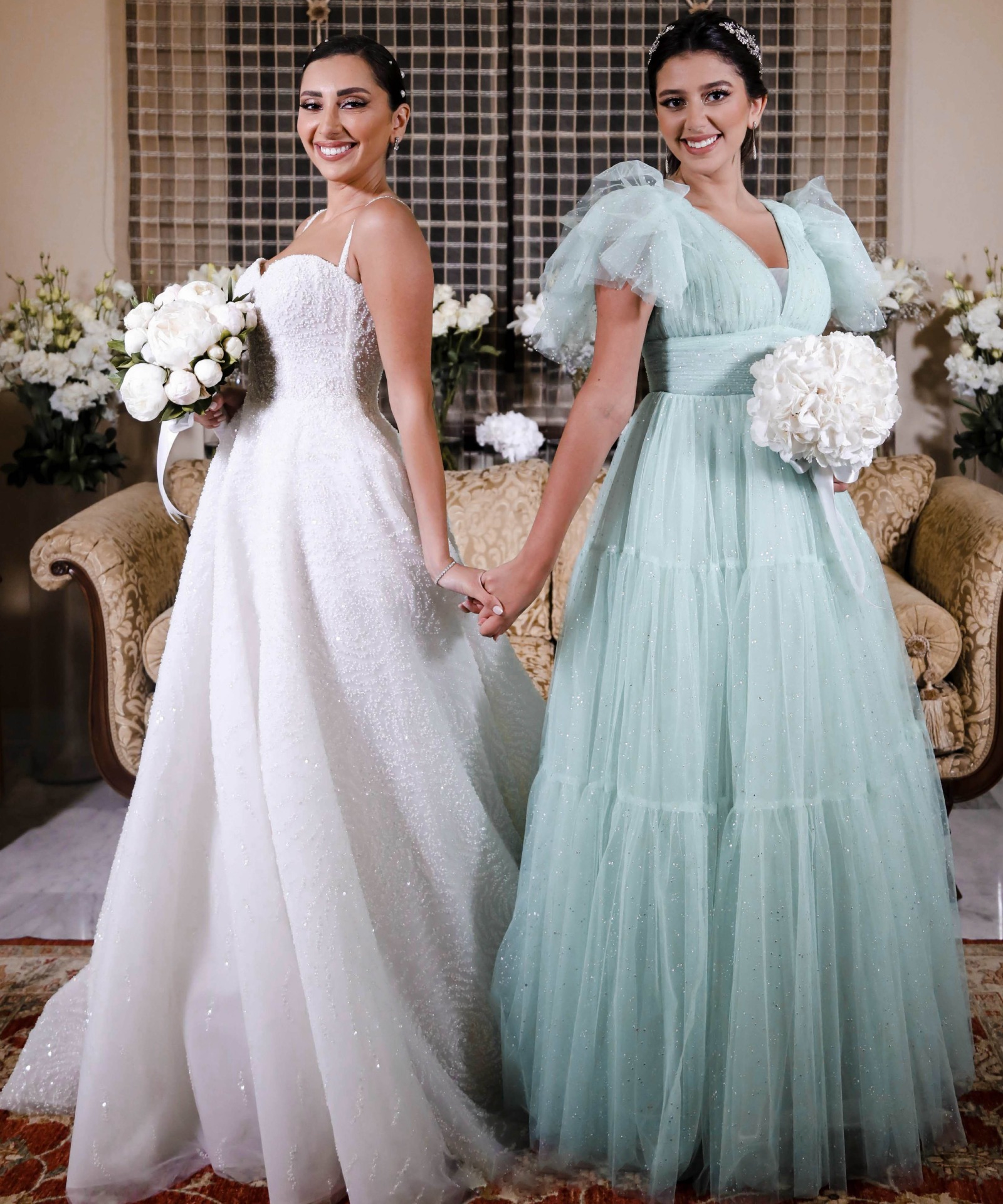 Rent SANDY NOUR Sleeveless Sweetheart Gown in Dubai - Designer 24