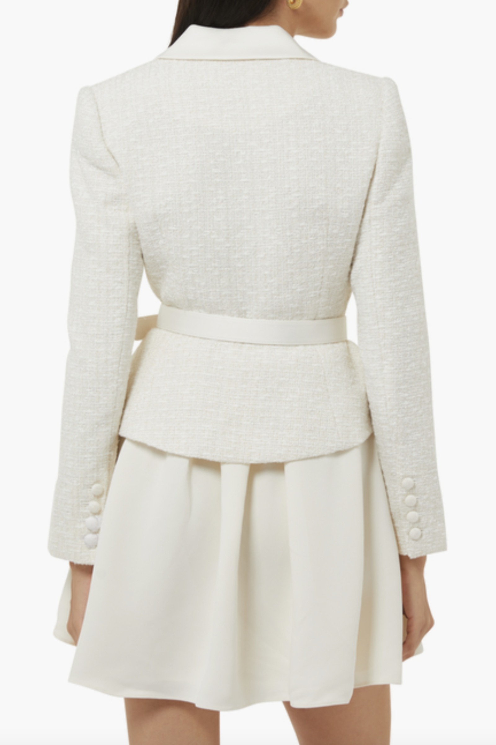 Rent SELF-PORTRAIT Flowy Long Sleeve Short Dress in Dubai - Designer 24