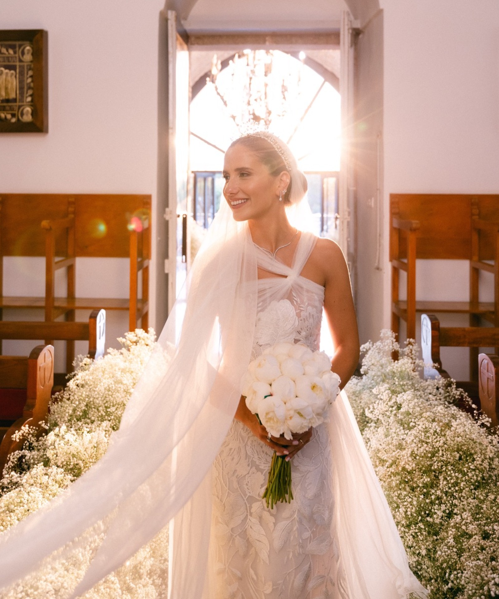 Rent THYM Fitted One Shoulder Lace Gown in Dubai - Designer 24